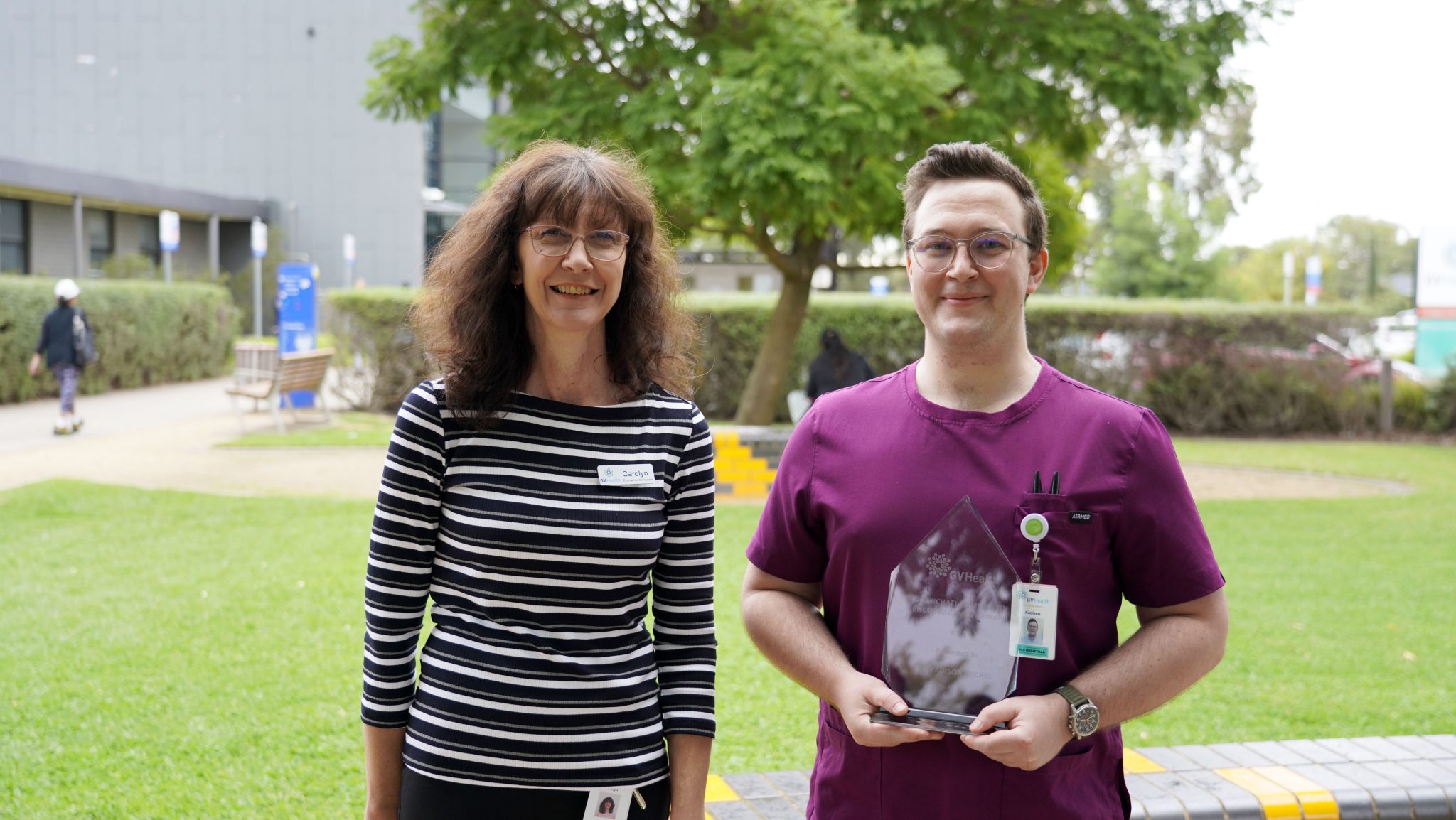 Young doctor receives Dr Michael Kamenjarin award - GV Health