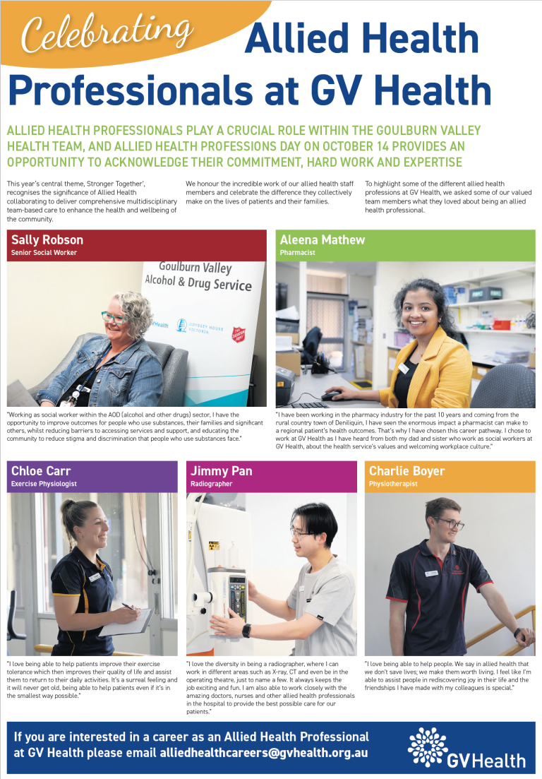 Allied Health Professions Day 2023 - GV Health